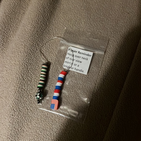 Hand Crafted | Other | Prayer Reminderhang Over Neck Of Rear View ...